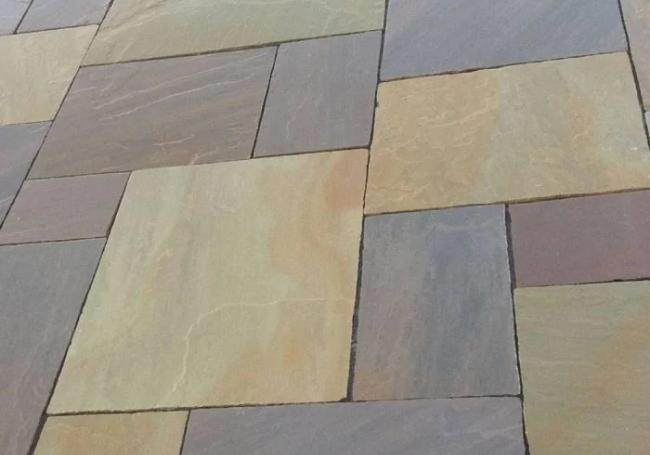 Bradstone Imperial Blended Green Sandstone Patio Pack 19.5m²